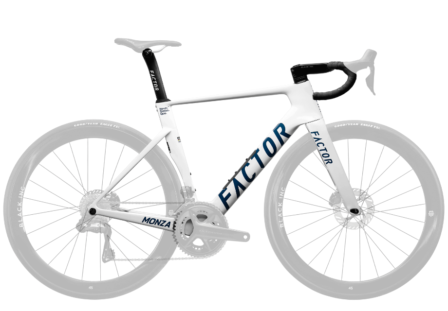 Factor Monza - Standard Frame Package - Pearl White – The Cycling Fix